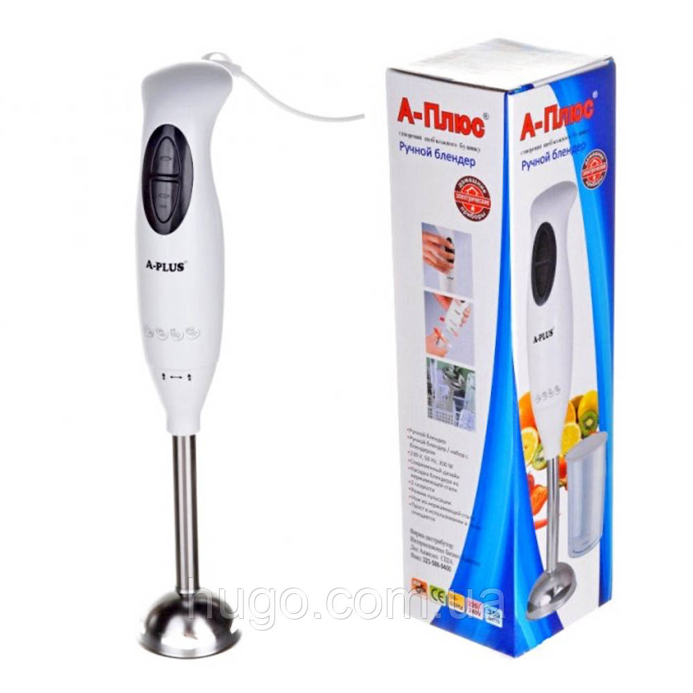 Купить Ручной погружной блендер 350 Вт с чашей A-Plus 1578 / Кухонный ...