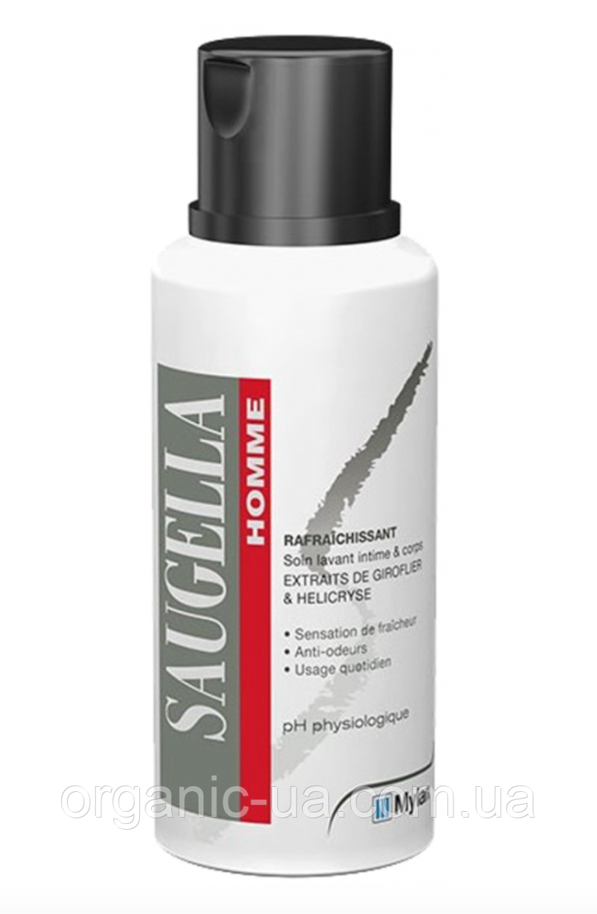 Saugella Homme Soin Lavant Intime & Corps 200 ml саугелла гель для ...