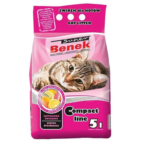 Купити Super Benek Бентонітовий наповнювач для котячого туалету ...