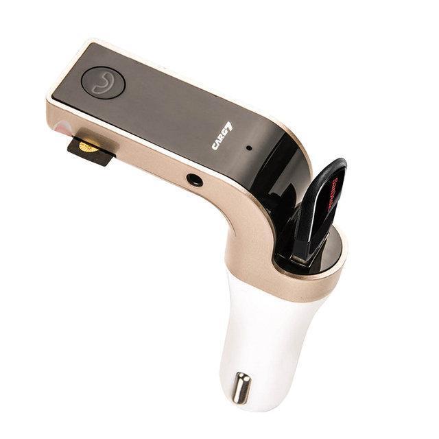 FM Модулятор Автомобильный Car G7 Bluetooth Золотой! Salee — Купить ...