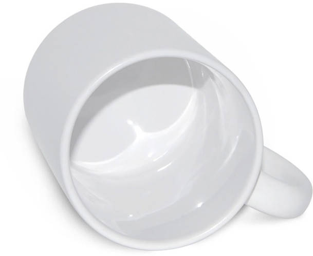 Біла чашка для сублімаційного друку ПРЕМІУМ 330 мл євроциліндр (ID ...