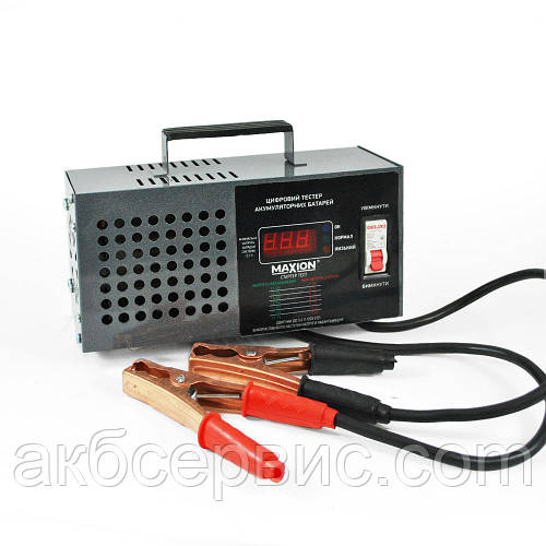 Купить Тестер аккумуляторных батарей с нагрузочной вилкой MAXION PLUS LT12, цена 1560 ₴ — Prom ...