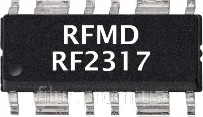 Купить Микросхема RF2317 ИМС RF, Производитель: RFMD, цена 392 ₴ — Prom ...