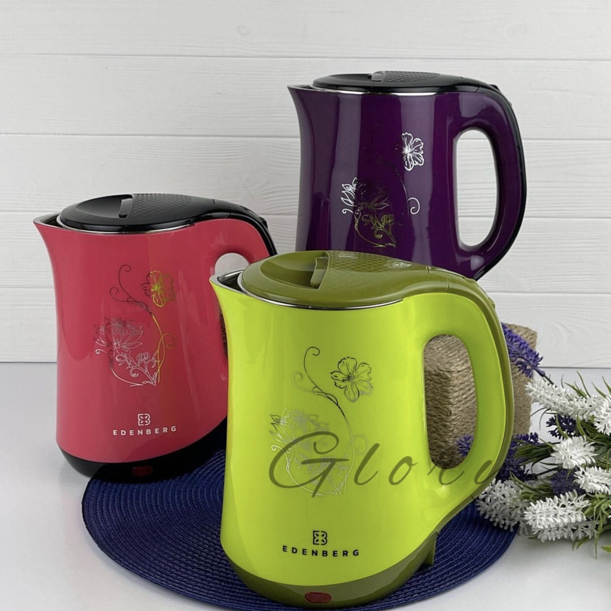 Електрочайник 1.8л дисковий Edenberg EB-83536 Електрочайник 1500Вт для ...