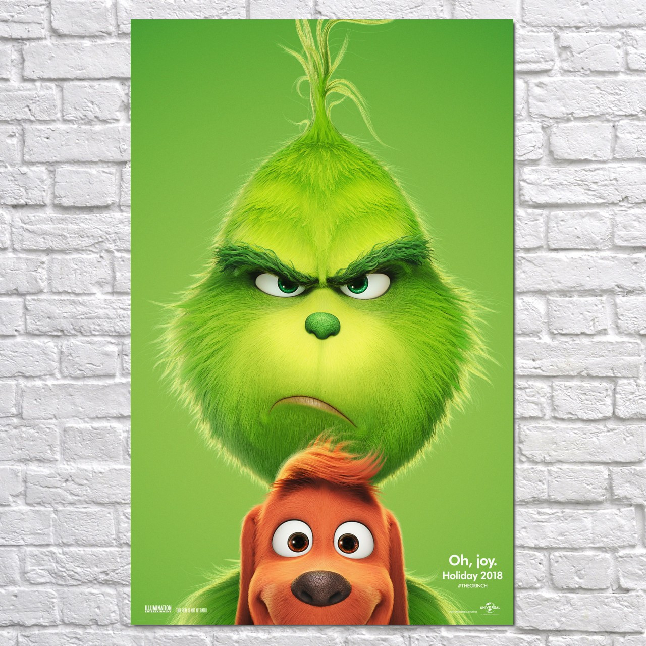 Плакат "Гринч и Макс, Grinch (2018)" (артикул 3616), цена 170 грн ...