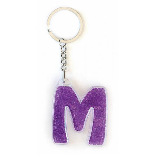 Купить Брелок буква М сереневая Yes! арт. 554270, цена 100 ₴ — Prom.ua ...