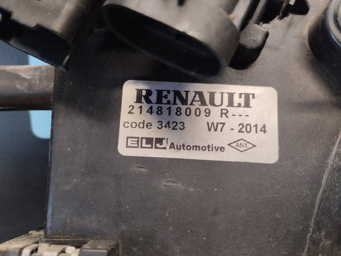 Купить Вентилятор охлаждения радиатора с диффузором Рено Клио 4 ...