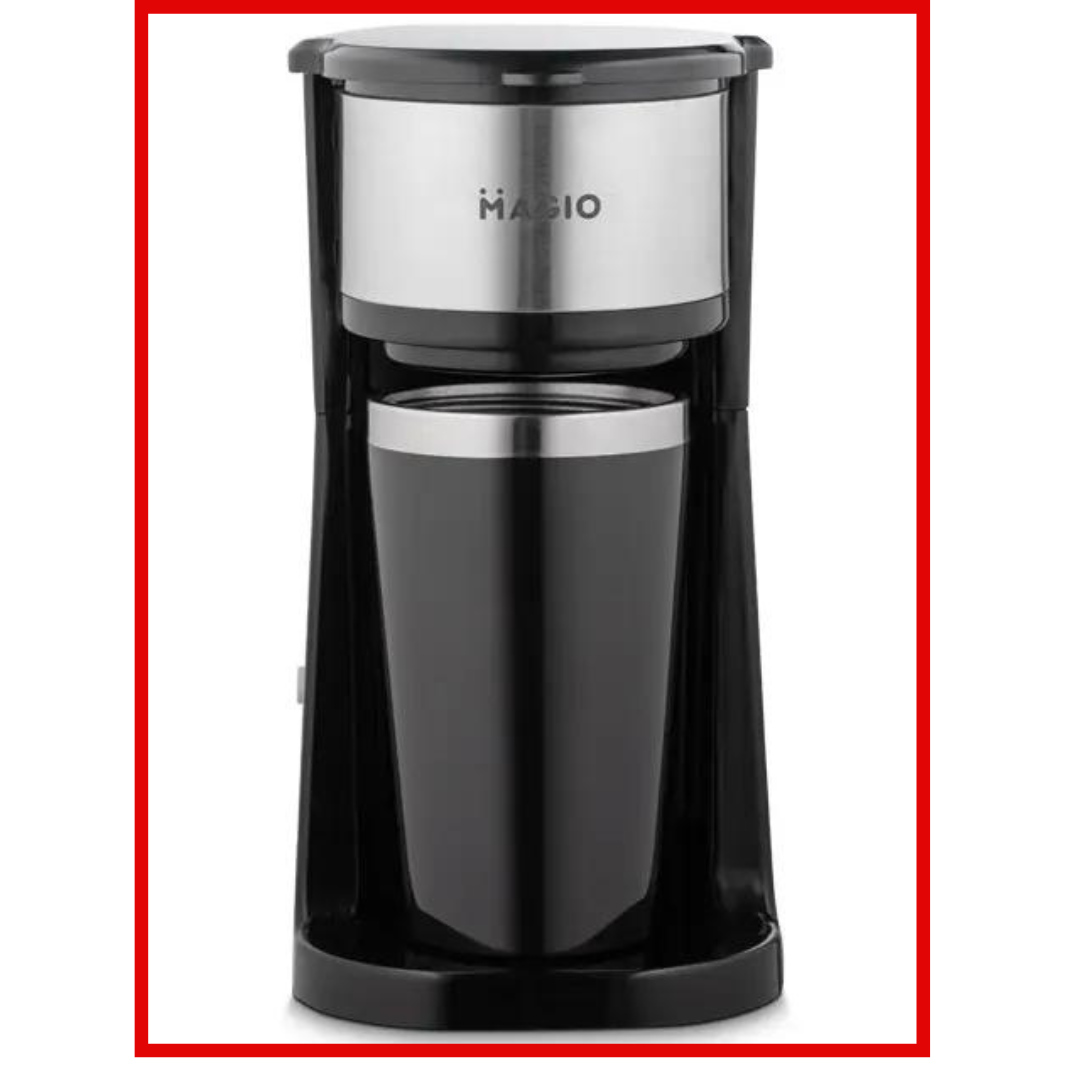 Кофеварка Капельная MAGIO MG-449 750 Вт с Термокружкой — Купить Недорого на Bigl.ua (1652333099)