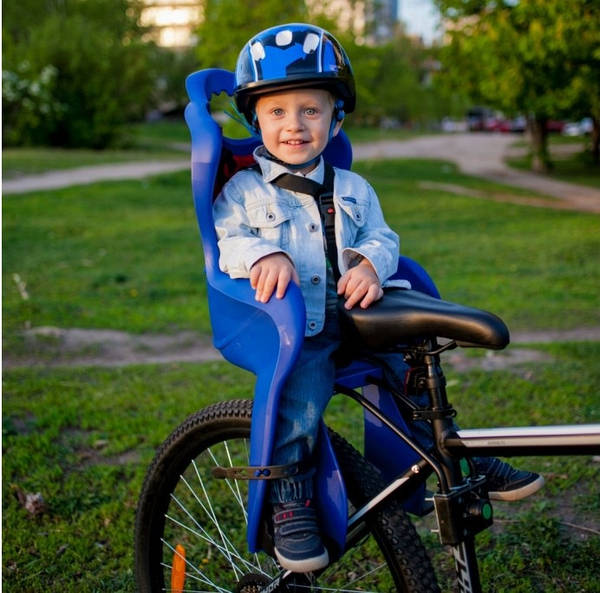 Детское кресло на велосипед какое выбрать - 96 фото