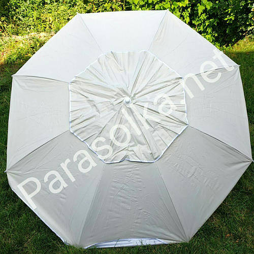 Пляжный садовый зонт бежевый брезентовый 2 метра (ID#1652306058), цена ...