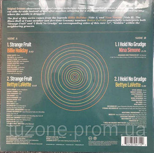 Billie Holiday, Nina Simone, Bettye Lavette Original Grooves: Billie ...