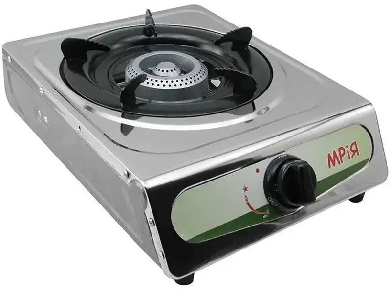 Настільна газова плита таганок Мрія 1 неіржавка сталь Id 1652867977 ціна 729 ₴ купити на
