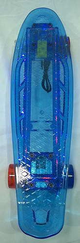 Купить Penny Board LED прозрачный синий, цена 1161 грн — Prom.ua (ID ...