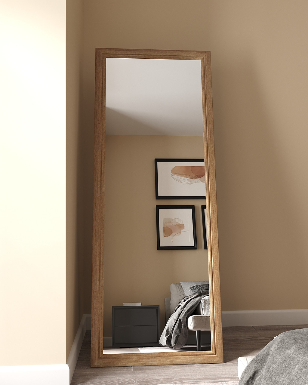 Зеркало 150 х 50 см напольное с ножкой в полный рост ростовое в ...