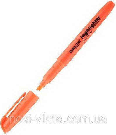 Маркер текстовий "Delta by AXENT" Highlighter D2503-12, 2-4 мм помаранчевий., ціна 10 грн — Prom ...