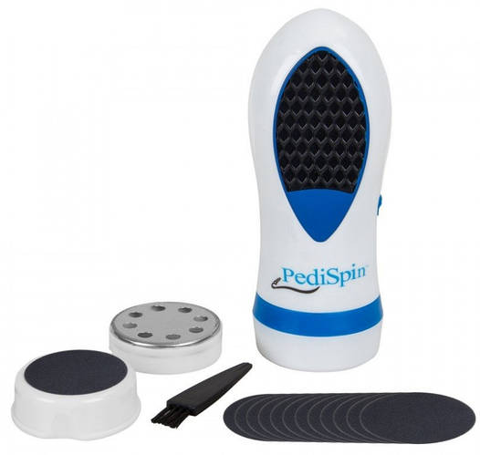 Електрична пемза для ніг Pedi Spin для педикюру з насадками (ID ...