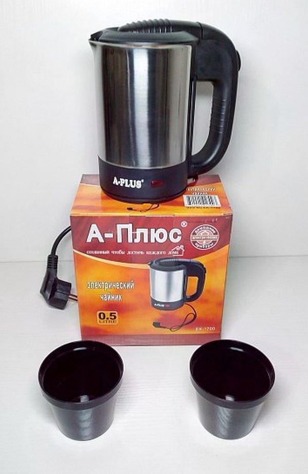 Электрочайник Дорожный 220V 0,5л. А-Плюс ЕК-1700 — Купить Недорого на ...
