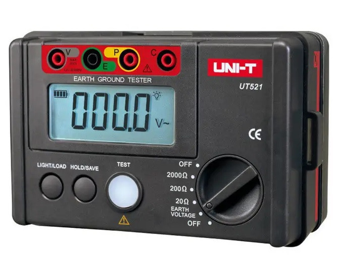 Измеритель сопротивления заземления UNI-T UT521 - купить по лучшей цене ...