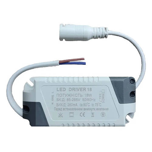 Купити Драйвер світлодіодного світильника 18W Flash, ціна 106.78 ₴ - Prom.ua (ID# 1653611098)