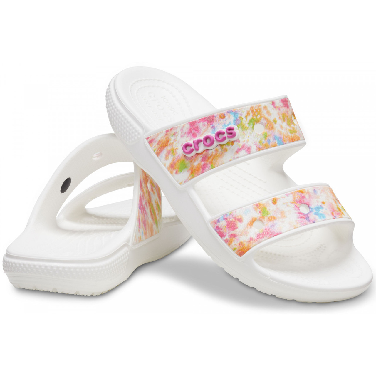 Женские кроксы Classic Crocs Tie-Dye Graphic Sandal 38 (ID#1653752786 ...