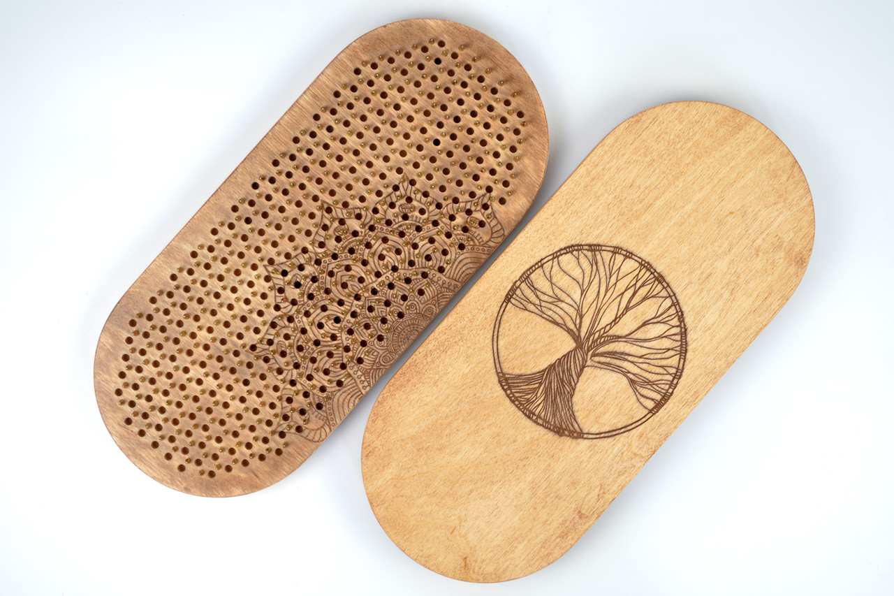 Купить Доски Садху для стояния на гвоздях с гравировкой "Дерево жизни ...