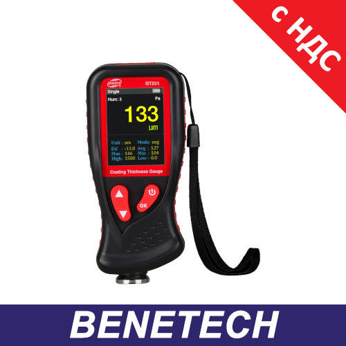 Купить Толщиномер краски ЛКП для авто HD-дисплей Fe/nFe, 0-1800мкм ...