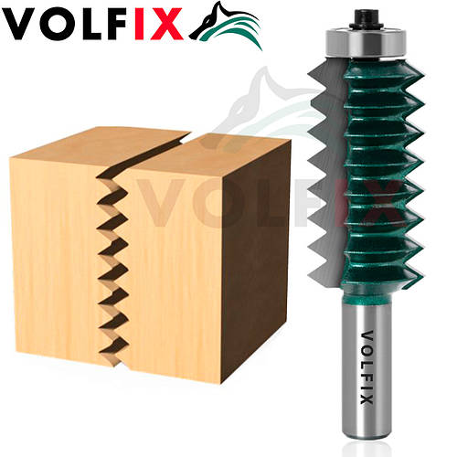 Фреза VOLFIX FZ-120-516 d12 для сращивания древесины по ширине и длине ...