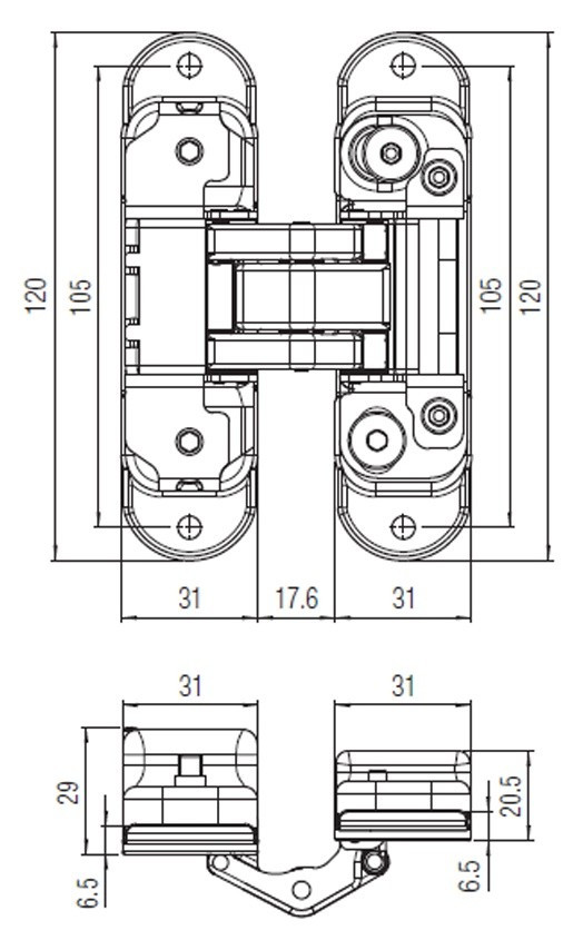 Купити Петля Krona Koblenz Atomika K8000 чорна, ціна 1125.85 грн - Prom ...