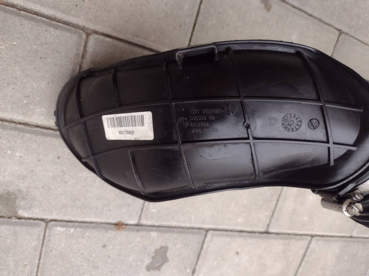 Патрубок воздушный BMW X5 F15 F10 F01 X3 F25 N57 7807493 воздуховод ...