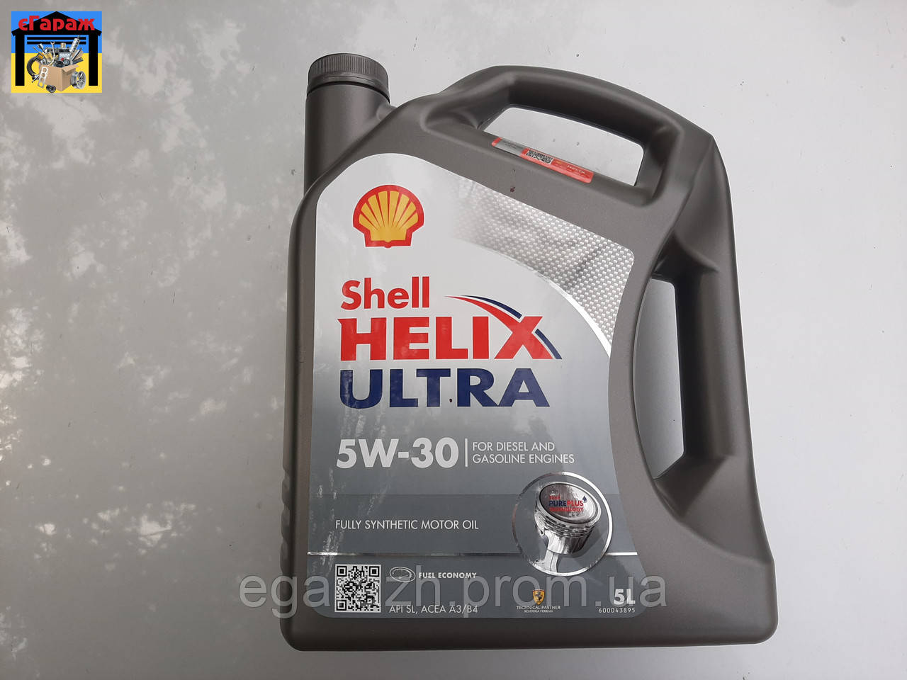 Масло моторное SHELL Helix Ultra SAE 5W-30 SL/CF (Канистра 5л ...