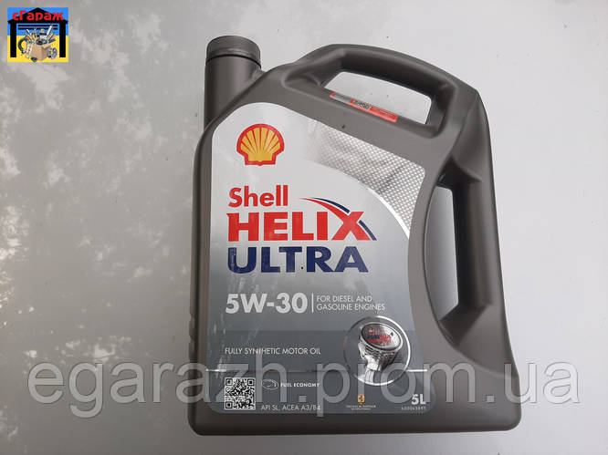 Масло моторное SHELL Helix Ultra SAE 5W-30 SL/CF (Канистра 5л ...