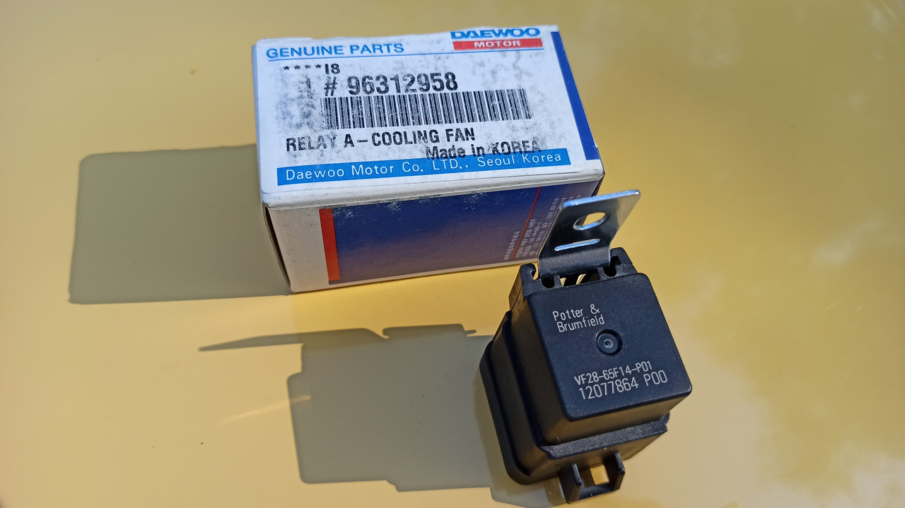 Реле Вентилятора Охлаждения Двигателя Нубира Леганза GM 96312958 ...