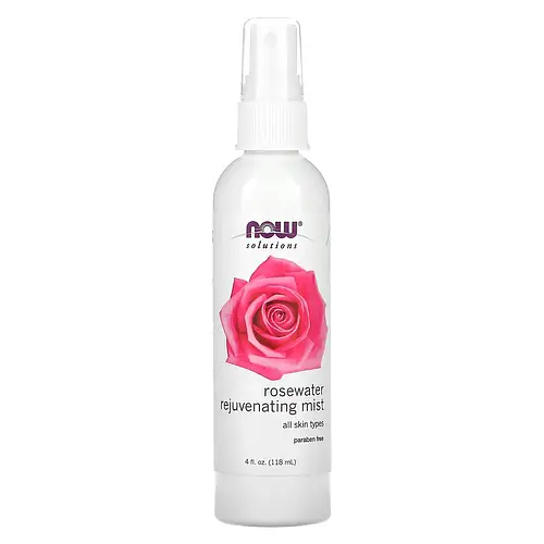 Купити NOW Foods, Solutions, Rosewater Rejuvenating Spray, 4 fl oz (118 ...