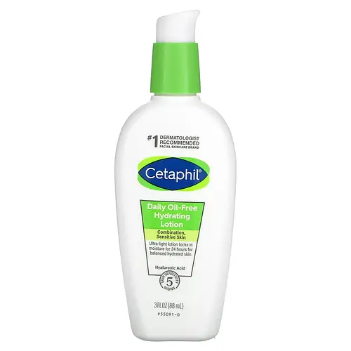 Cetaphil, Daily Oil-Free Hydrating Lotion, Fragrance Free, 3 fl oz (88 ...
