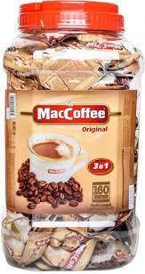 Кофе МакКофе MacCoffee Original 3в1 растворимый банка 160пак 6шт/ящ (ID ...