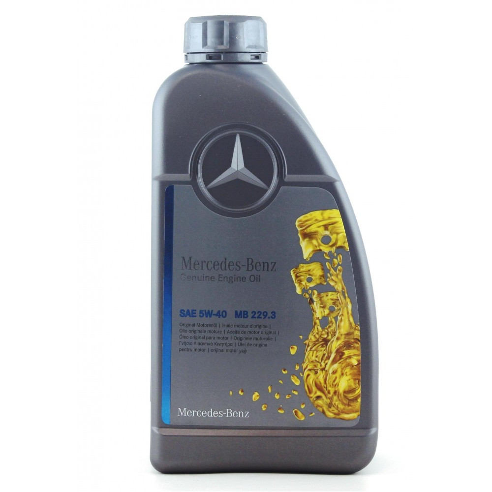 Моторное Масло Mercedes-Benz Engine Oil 229.3 5W-40 1 Л — Купить ...