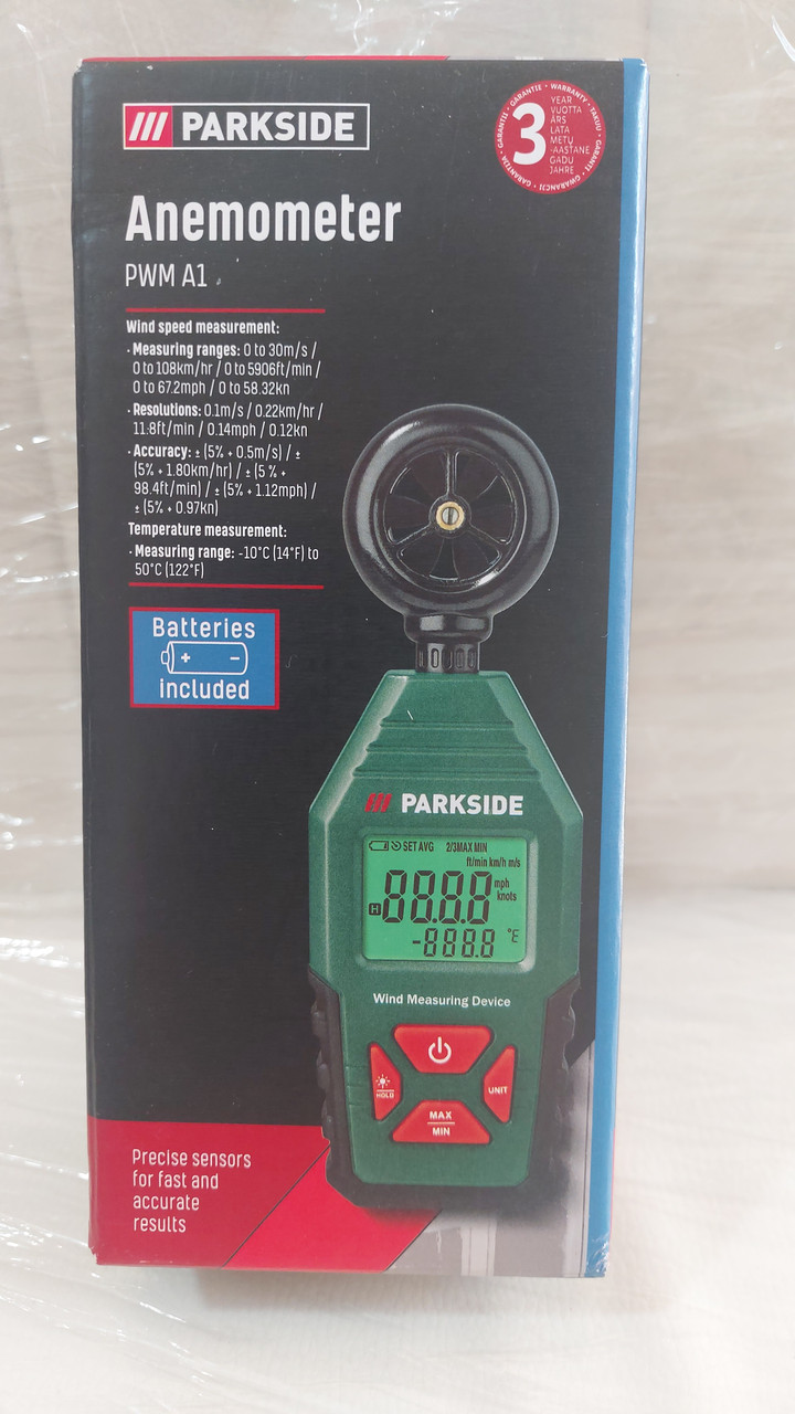 Анемометр Parkside PWM A1 (ID#1655864310), цена: 750 ₴, купить на Prom.ua