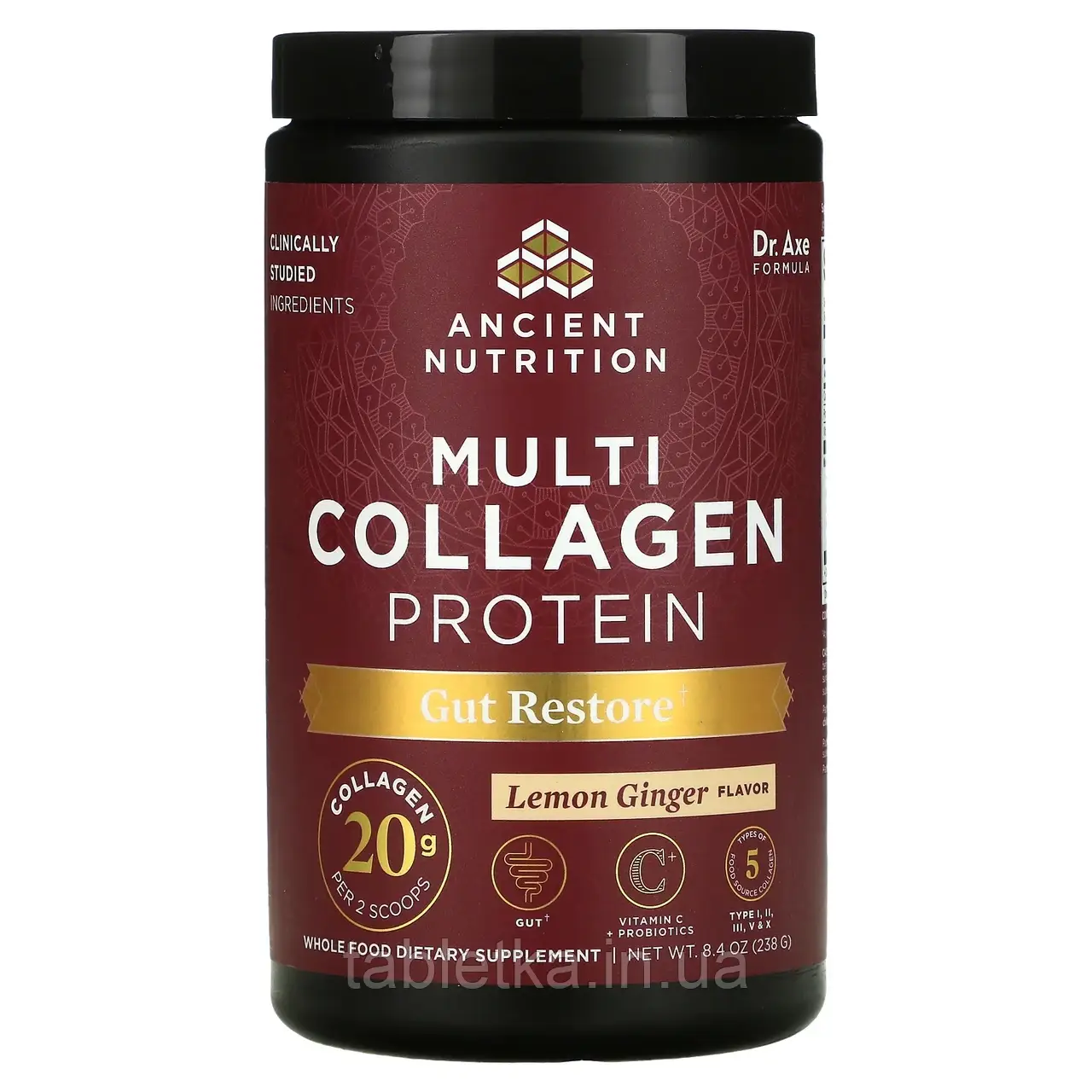 Dr. Axe / Ancient Nutrition, Multi Collagen Protein, Gut Restore ...