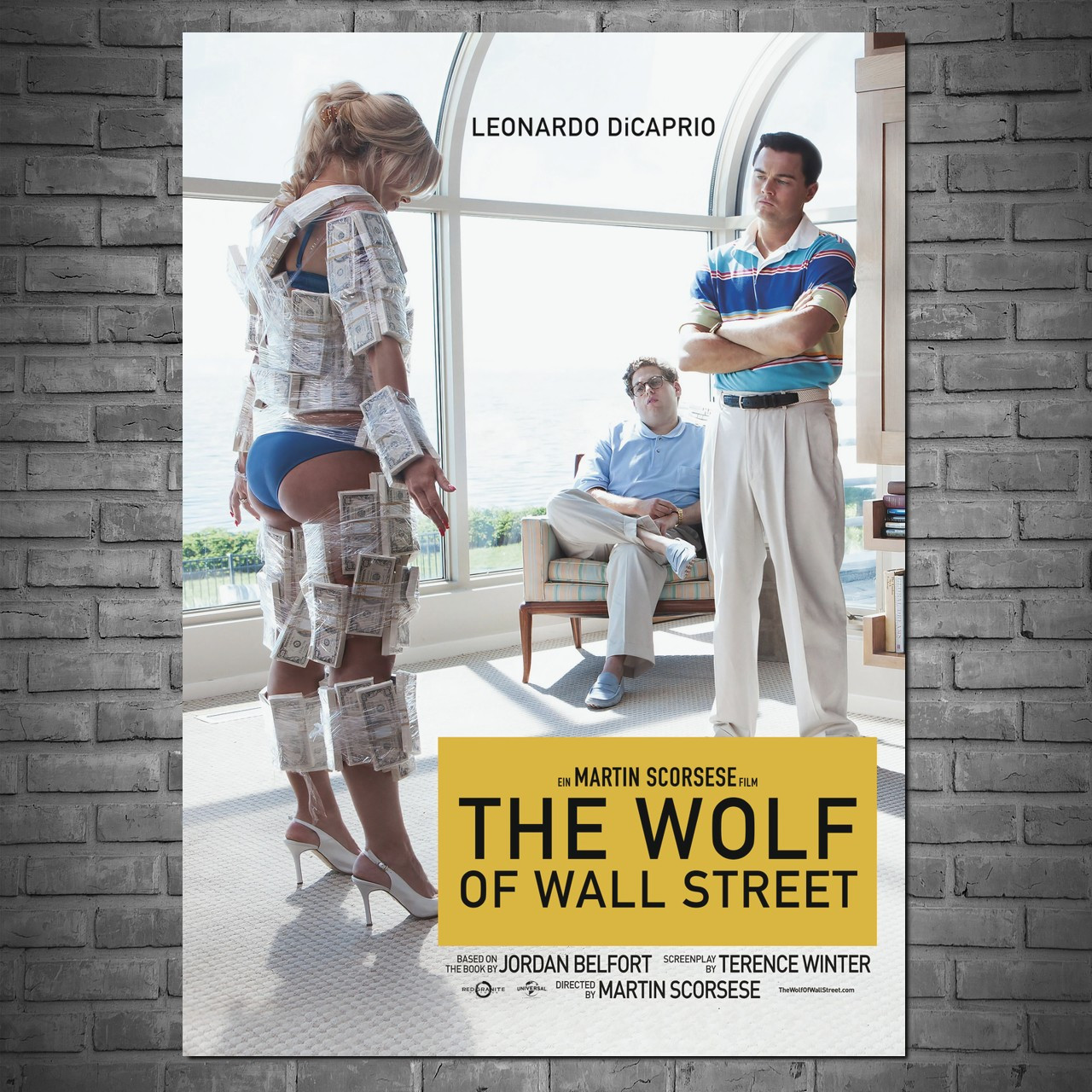 Плакат "Волк с Уолл-стрит, The Wolf Of Wall Street (2013)", 60×43см ...