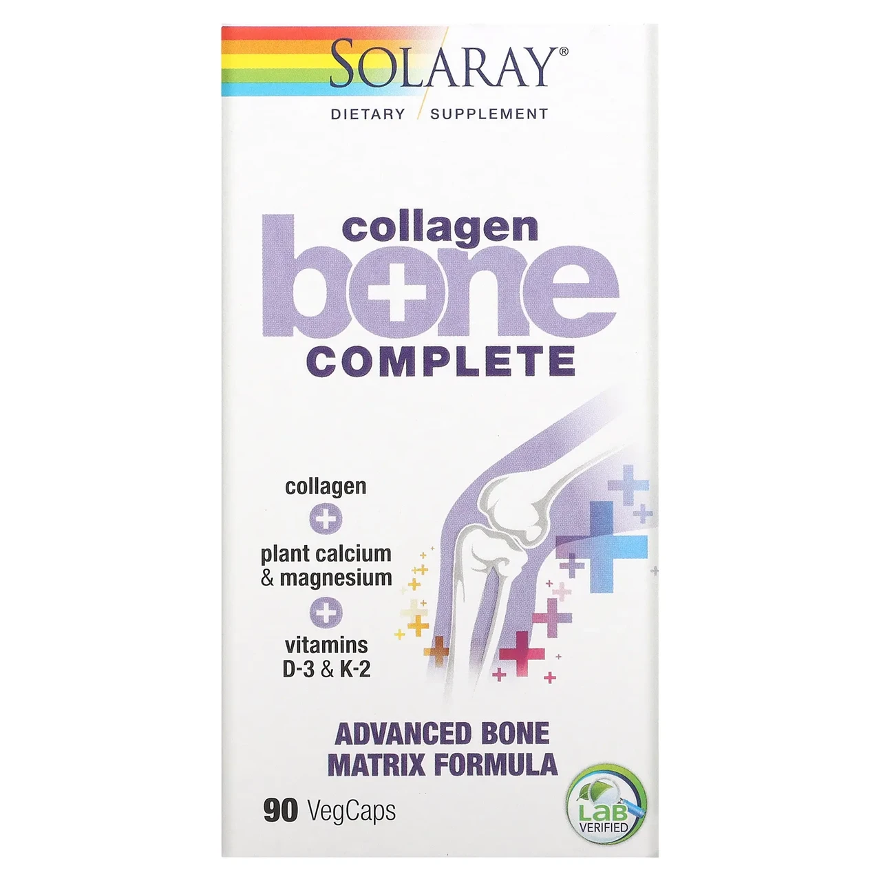 Solaray, Collagen Bone Complete, Advanced Bone Matrix Formula, 90 ...