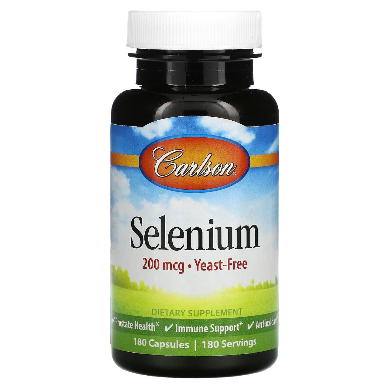 Carlson Labs, Selenium, 200 Mcg, 180 Capsules — Купить Недорого на Bigl ...