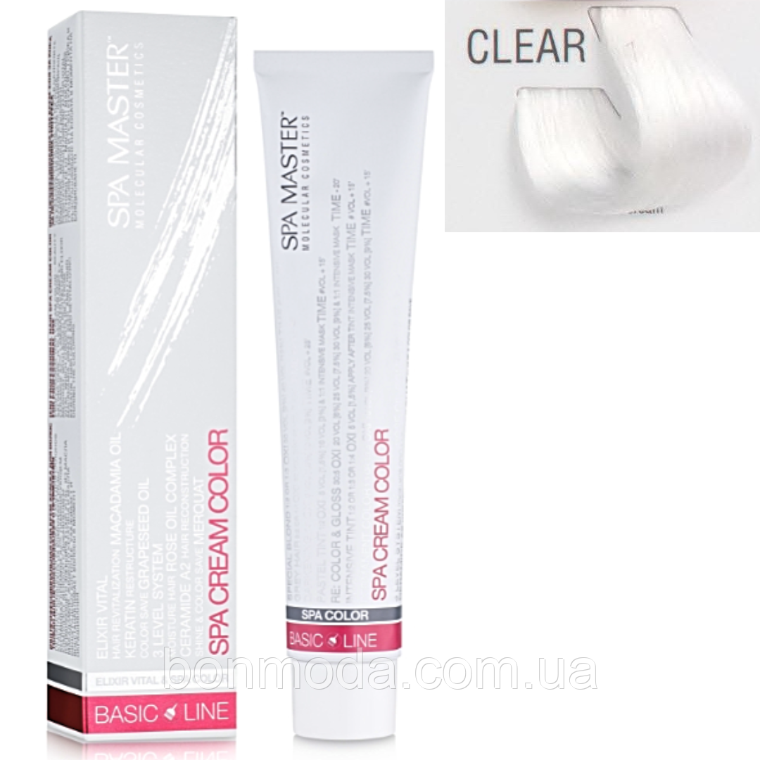 Крем-краска для волос Spa Master Basic Line Hair Color "CLEAR ...