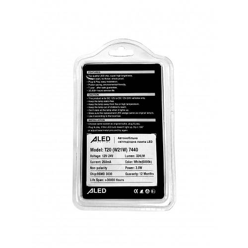 Габарит LED ALed 7440 (W21W) White (2шт), цена 700.16 грн — Prom.ua (ID ...