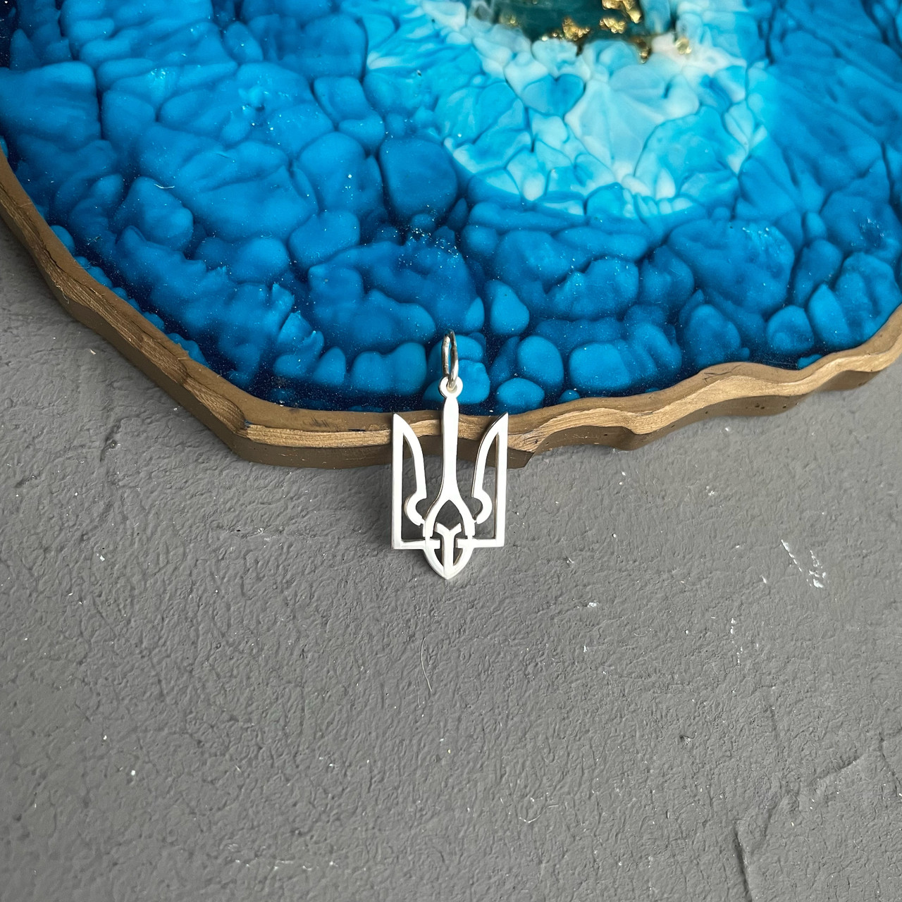 Срібний кулон у вигляді герба на ланцюжок 1.8см (ID#1656661699), цена ...