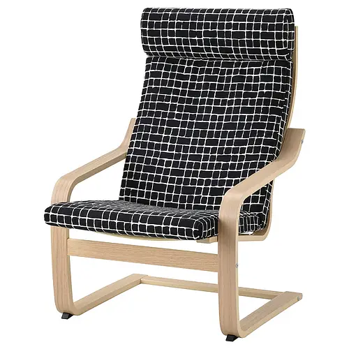 Купить IKEA Кресло POÄNG (494.240.69), цена 7176 ₴ — Prom.ua (ID ...