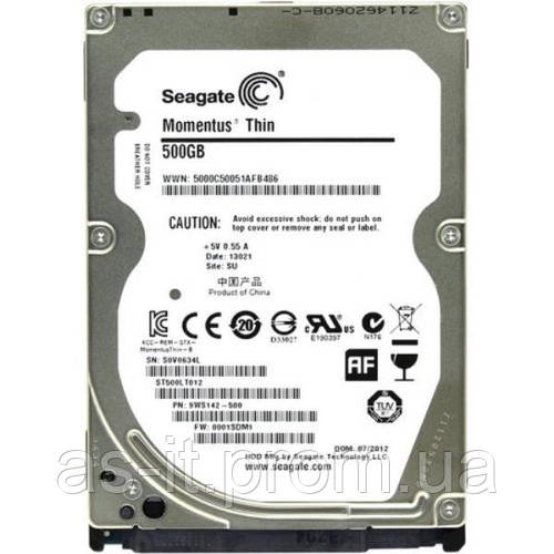 Купить БУ Жесткий диск для ноутбука Seagate 500 Gb (2.5", 16Mb, 5400 об ...
