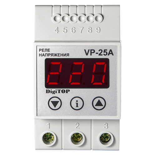 Реле напруги DigiTOP VP-25А, ціна 781 грн — Prom.ua (ID#1656978722)