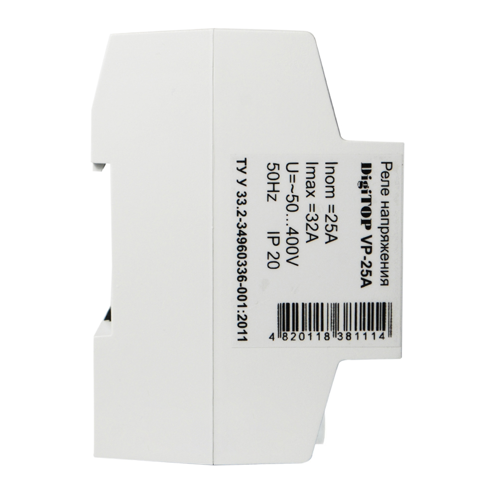 Реле контроля напряжения DigiTOP VP-25А однофазное (ID#1656978722), цена: 687.20 ₴, купить на ...