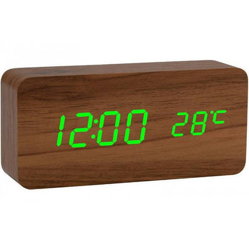 Купить Электронные настольные часы LED WOODEN CLOCK VST 862 ...