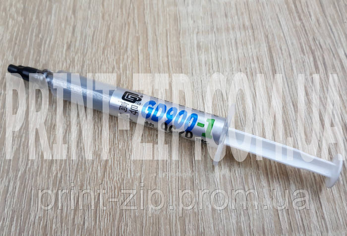 Термопаста GD900-1 6 (Вт/(м*К)) термо-паста у шприці 3 грам (ID ...